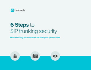 6 Steps to SIP trunking security | PPT