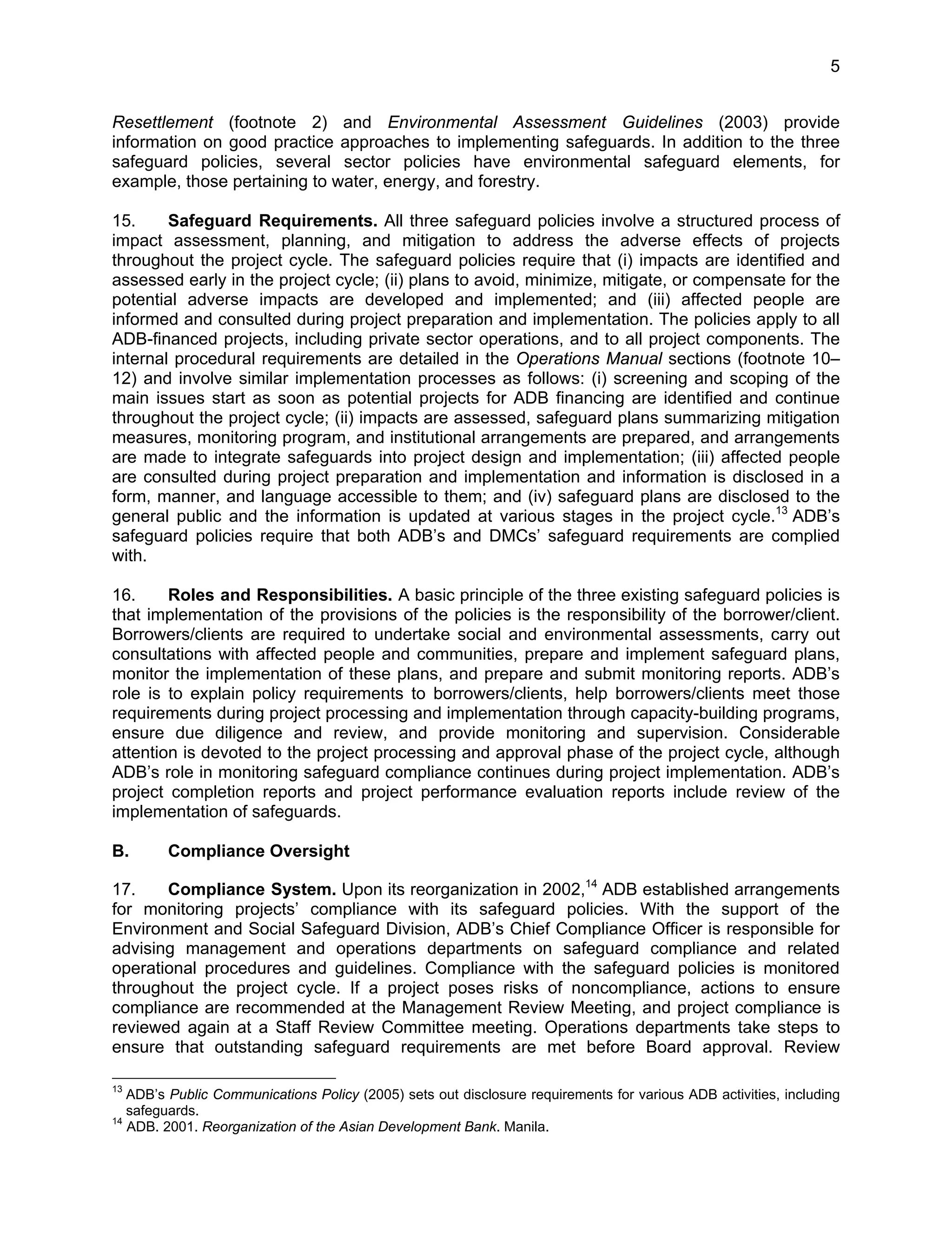 Safeguard policy-statement-june2009 | PDF