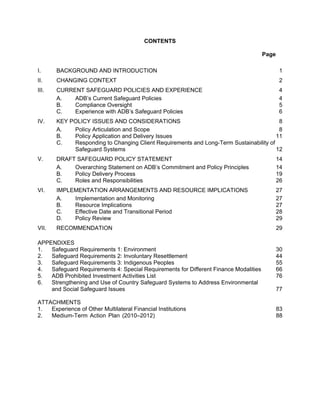 Safeguard policy-statement-june2009 | PDF