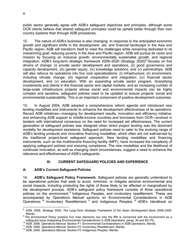 Safeguard policy-statement-june2009 | PDF | Geography | Science