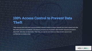 Tally Prime's Security Features: Safeguarding Your Business Data | PDF
