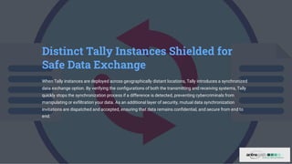 Tally Prime's Security Features: Safeguarding Your Business Data | PDF