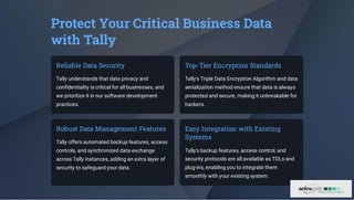 Tally Prime's Security Features: Safeguarding Your Business Data | PDF
