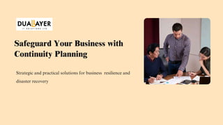 Business Continuity Services Explained : Strategies for Operational ...
