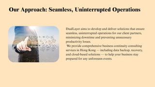 Business Continuity Services Explained : Strategies for Operational ...