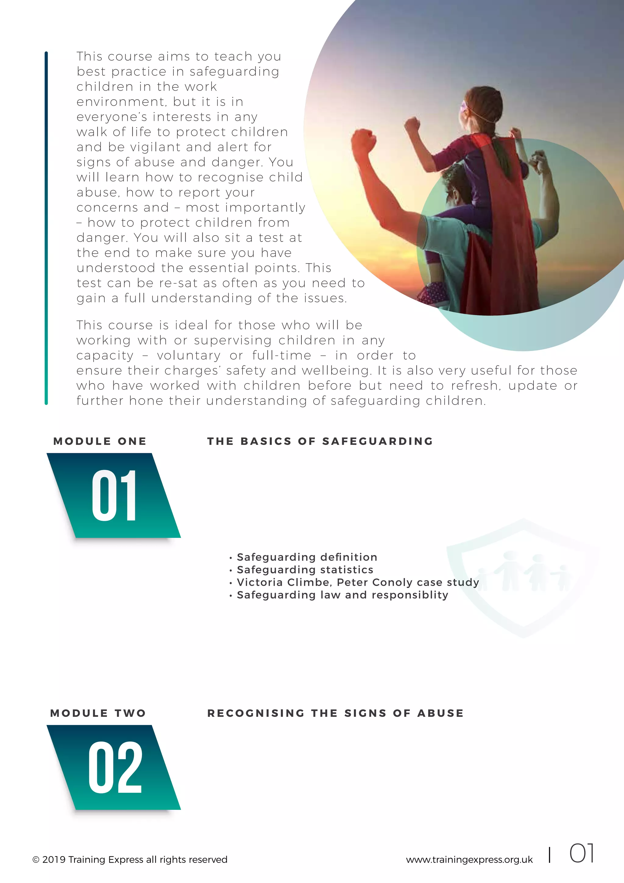 Safe Guarding Children Level-1 - Training Express | PDF