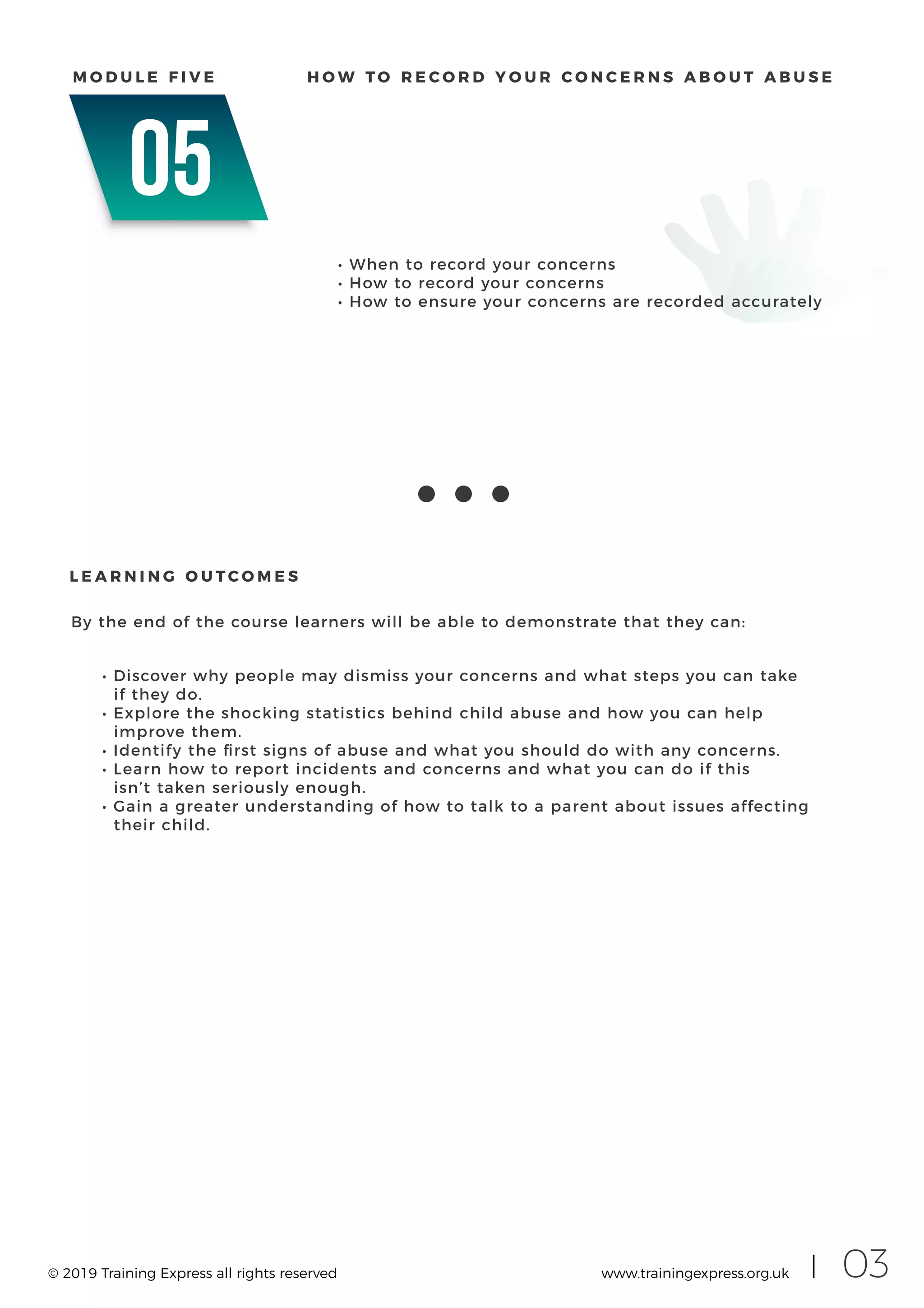 Safe Guarding Children Level-1 - Training Express | PDF