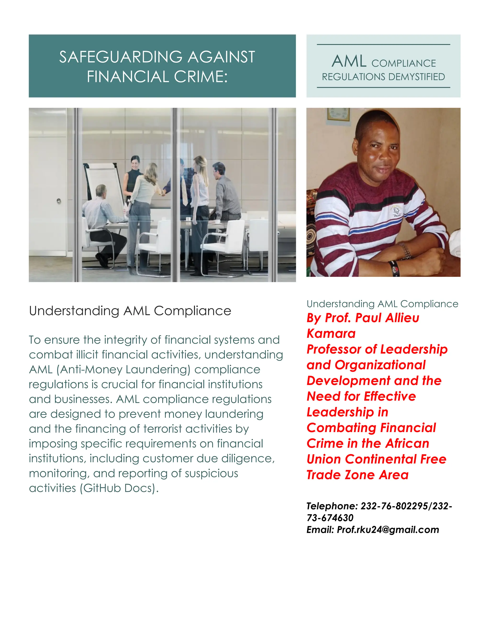 Safeguarding Against Financial Crime: AML Compliance Regulations ...