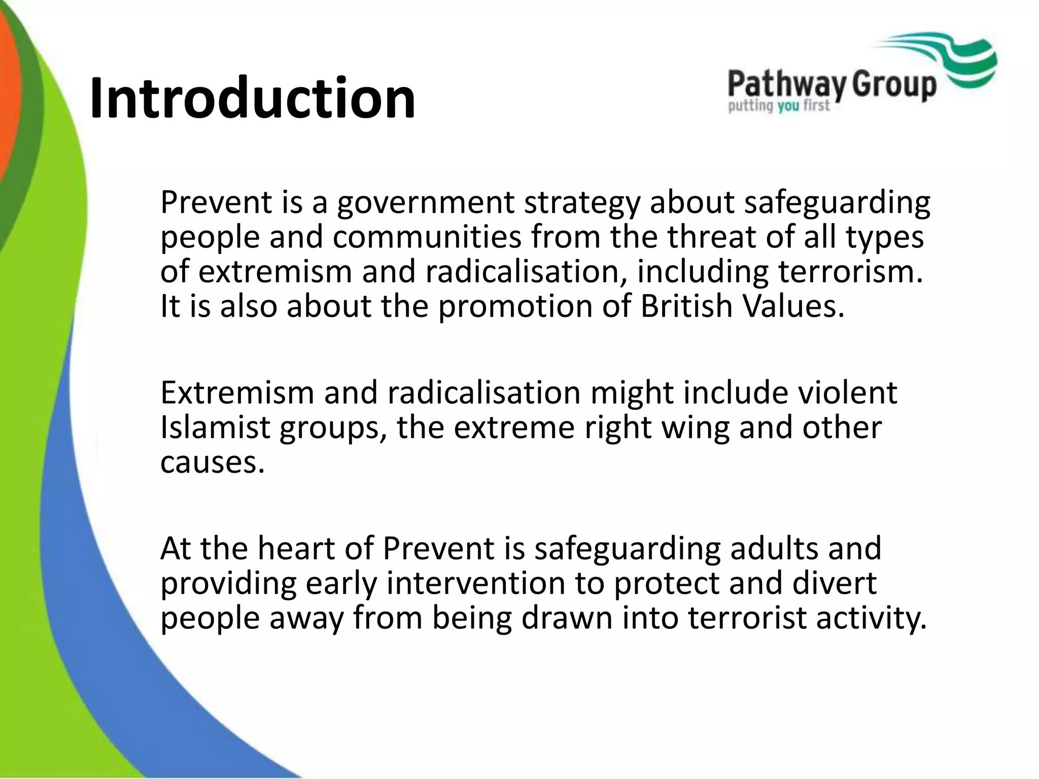 Pathway Group - Employers guide to Prevent | PPTX