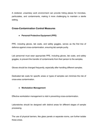 Safeguarding Laboratory Integrity_ Preventing Cross-Contamination in ...