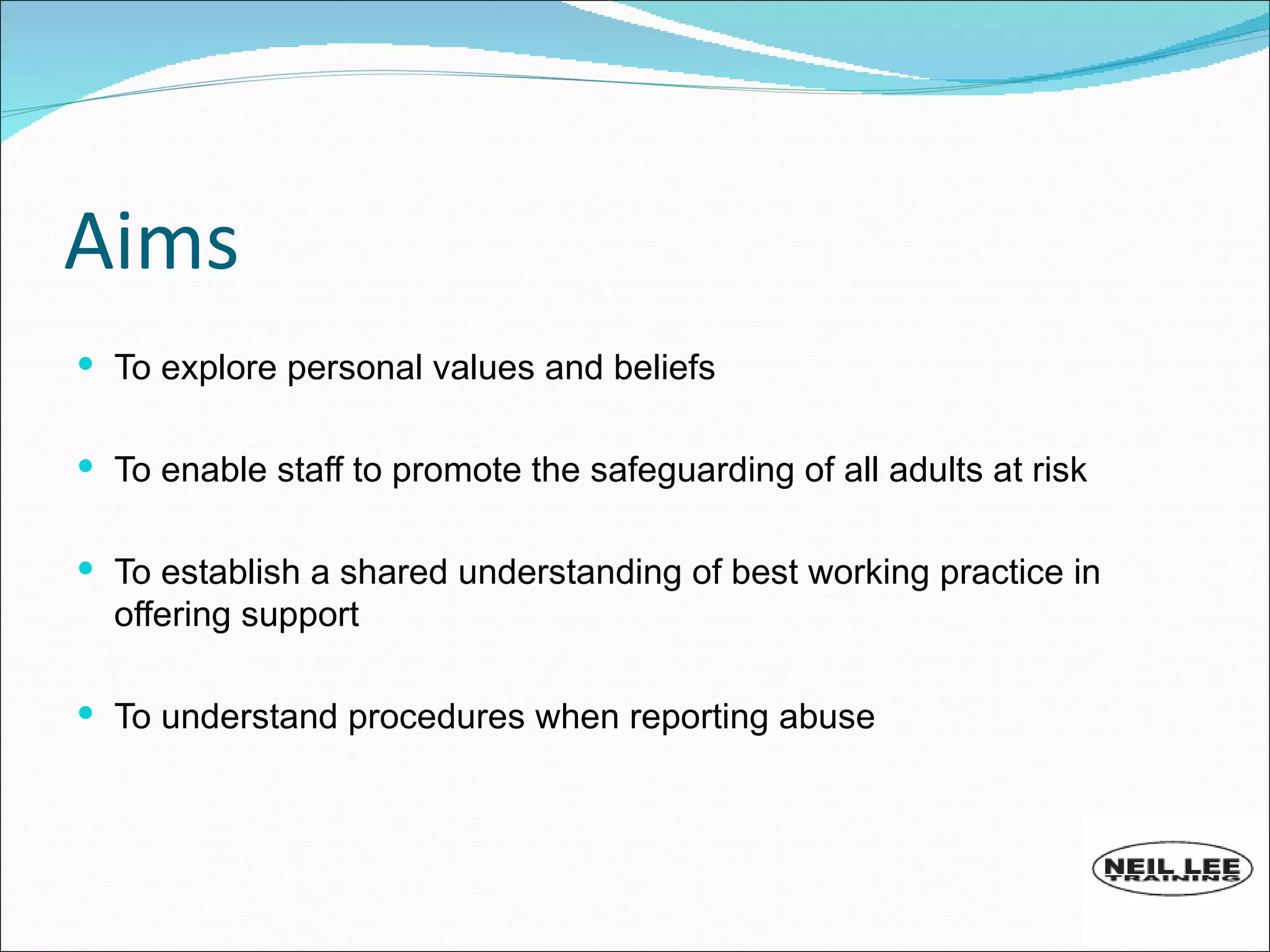 Safeguarding Of Vulnerable Adults (At Risk) | PPT