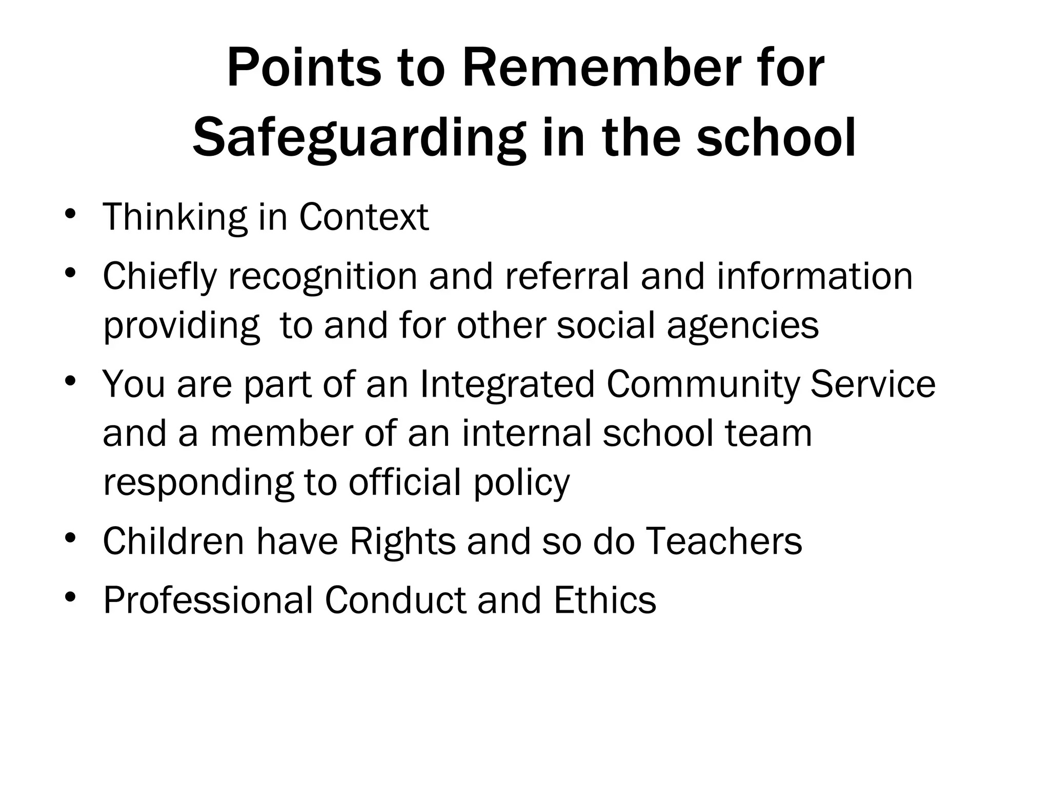 Safeguarding Presentation | PPT