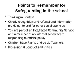 Safeguarding Presentation | PPT