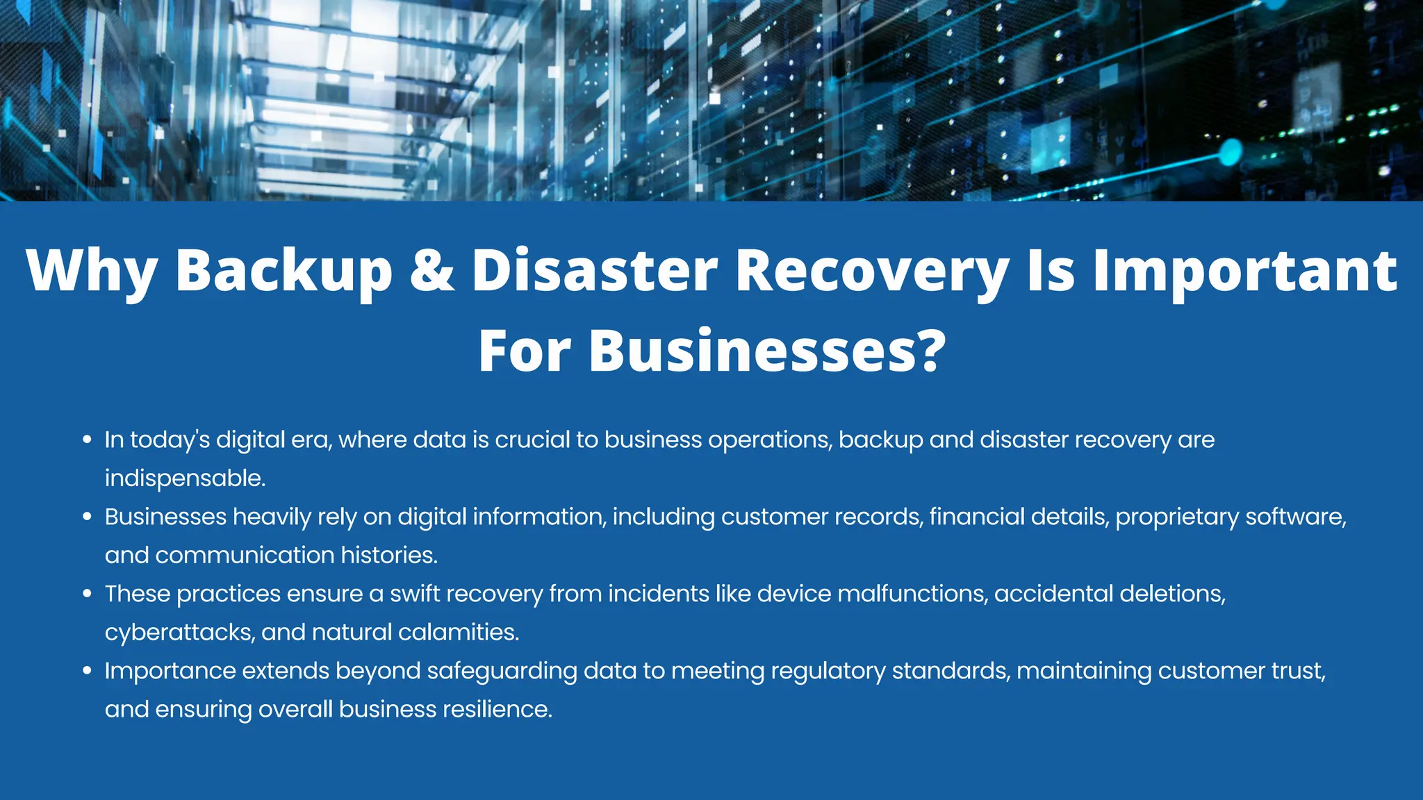 Safeguarding Success The Crucial Role of Backup & Disaster Recovery.pdf
