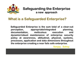 Safeguarding the Enterprise. A new approach. | PPT