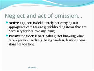 Safeguarding vulnerable adults sw1800 brens version | PPT