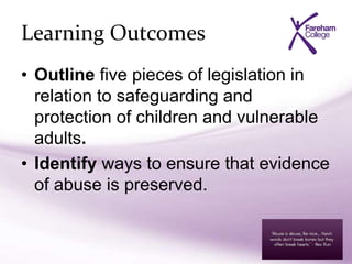 Safeguarding week 2a | PPTX