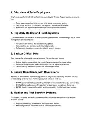 Safeguarding Your Business with Robust Data and Security Implementation ...