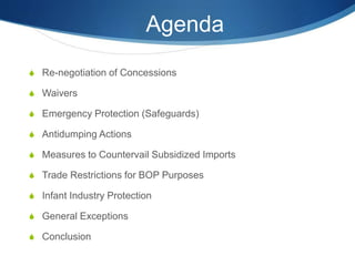 Safeguards and exceptions | PPT