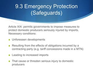 Safeguards and exceptions | PPT