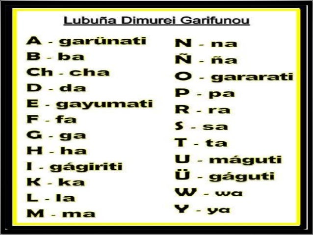 Safegurding of the Garifuna Language