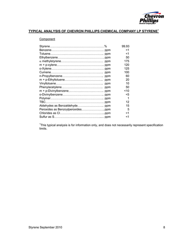 Safe handling and_storage_of_styrene_monomer | PDF
