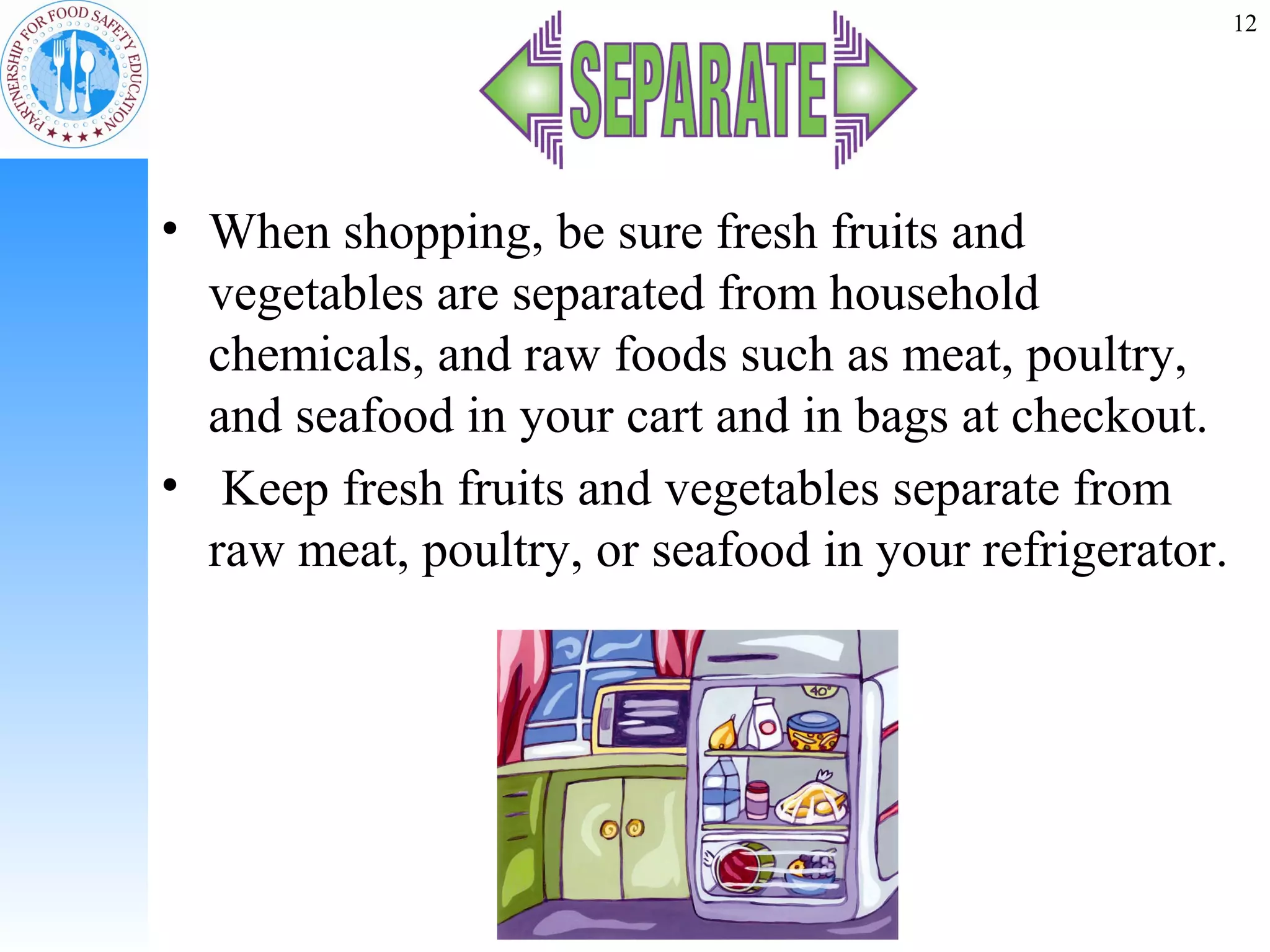 Safe handling fruit and veggies | PPT