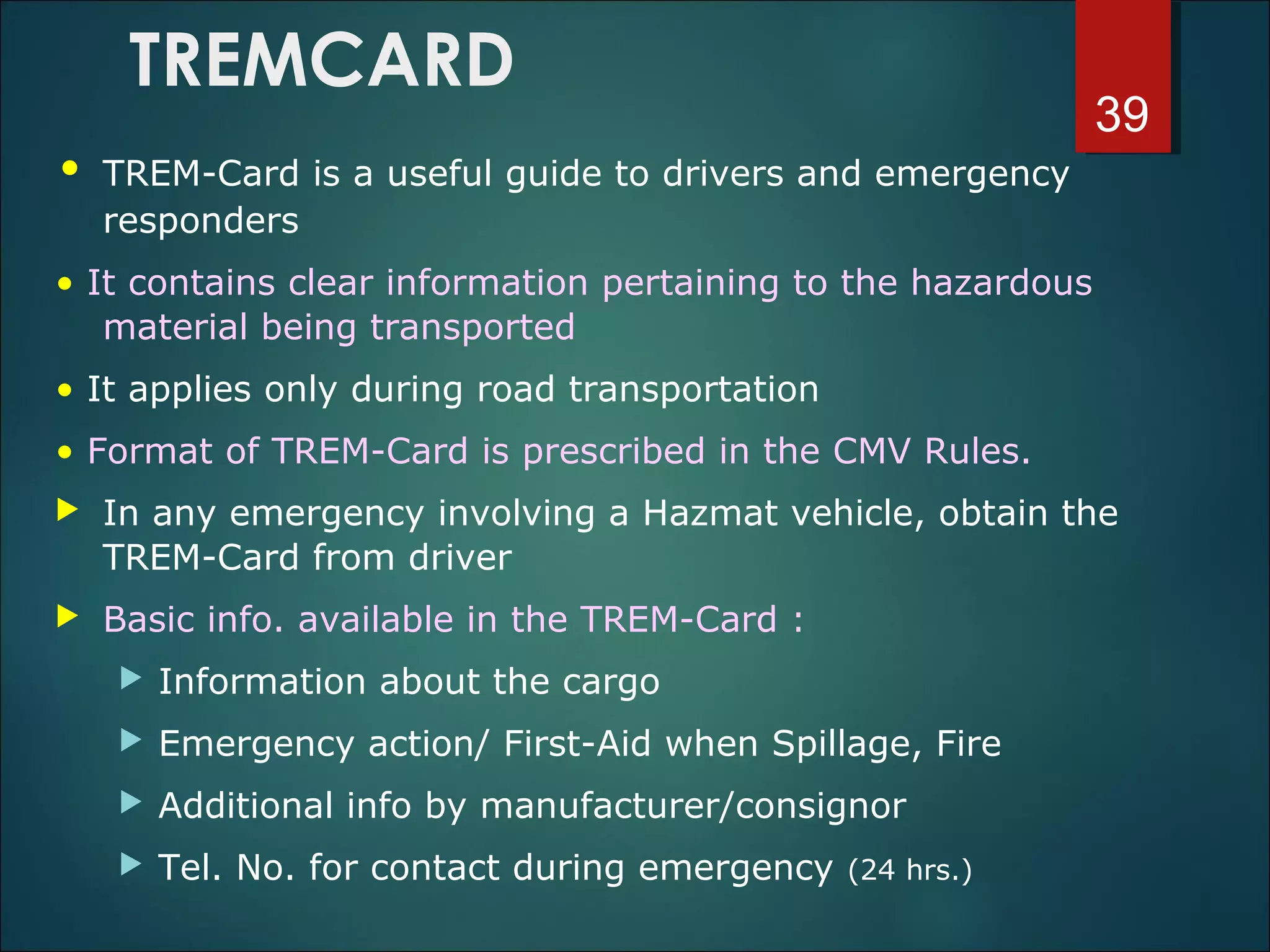 Safe handling of chemicals 3 | PPT