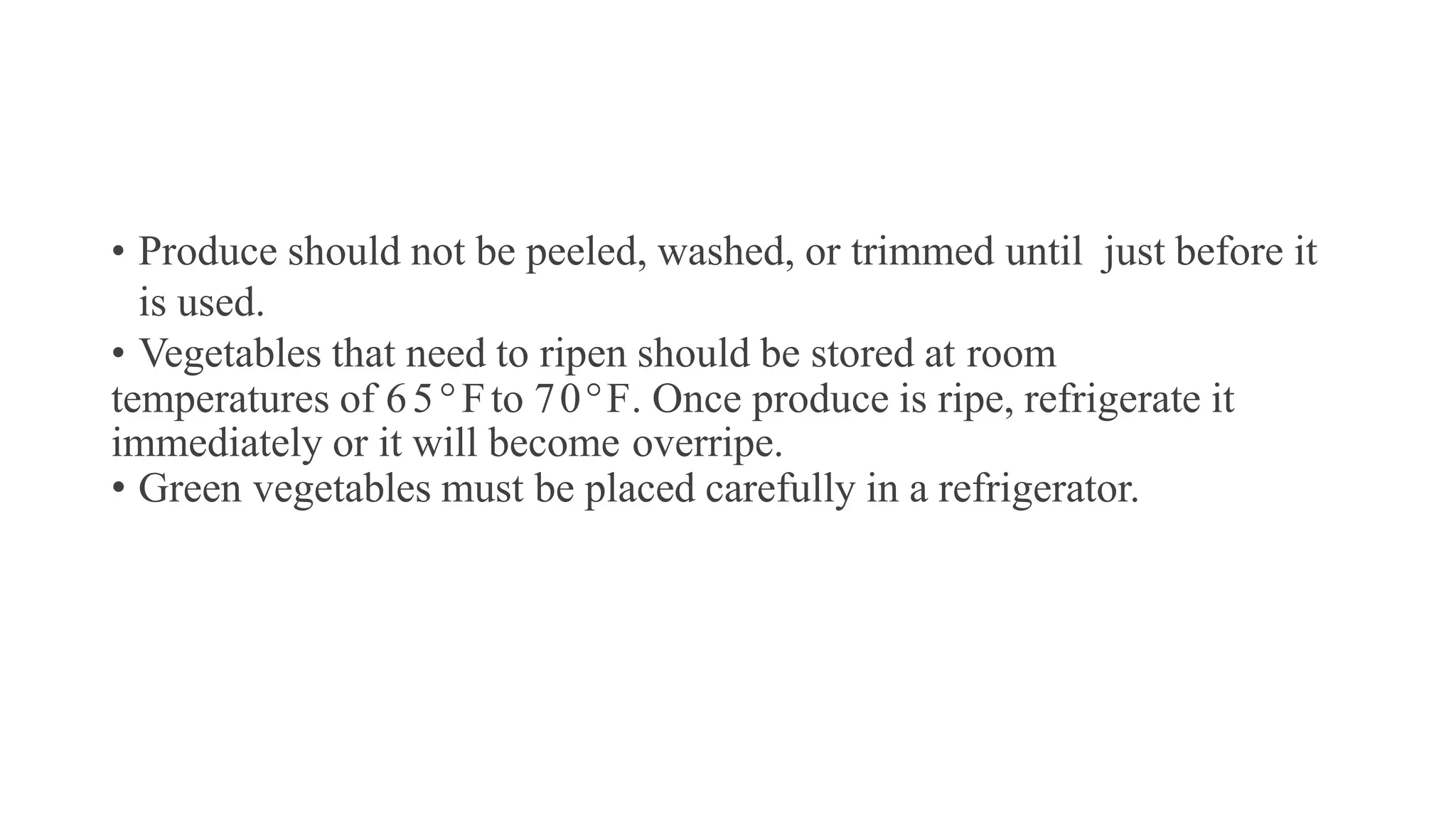Safe handling of fruits and vegetables | PPTX
