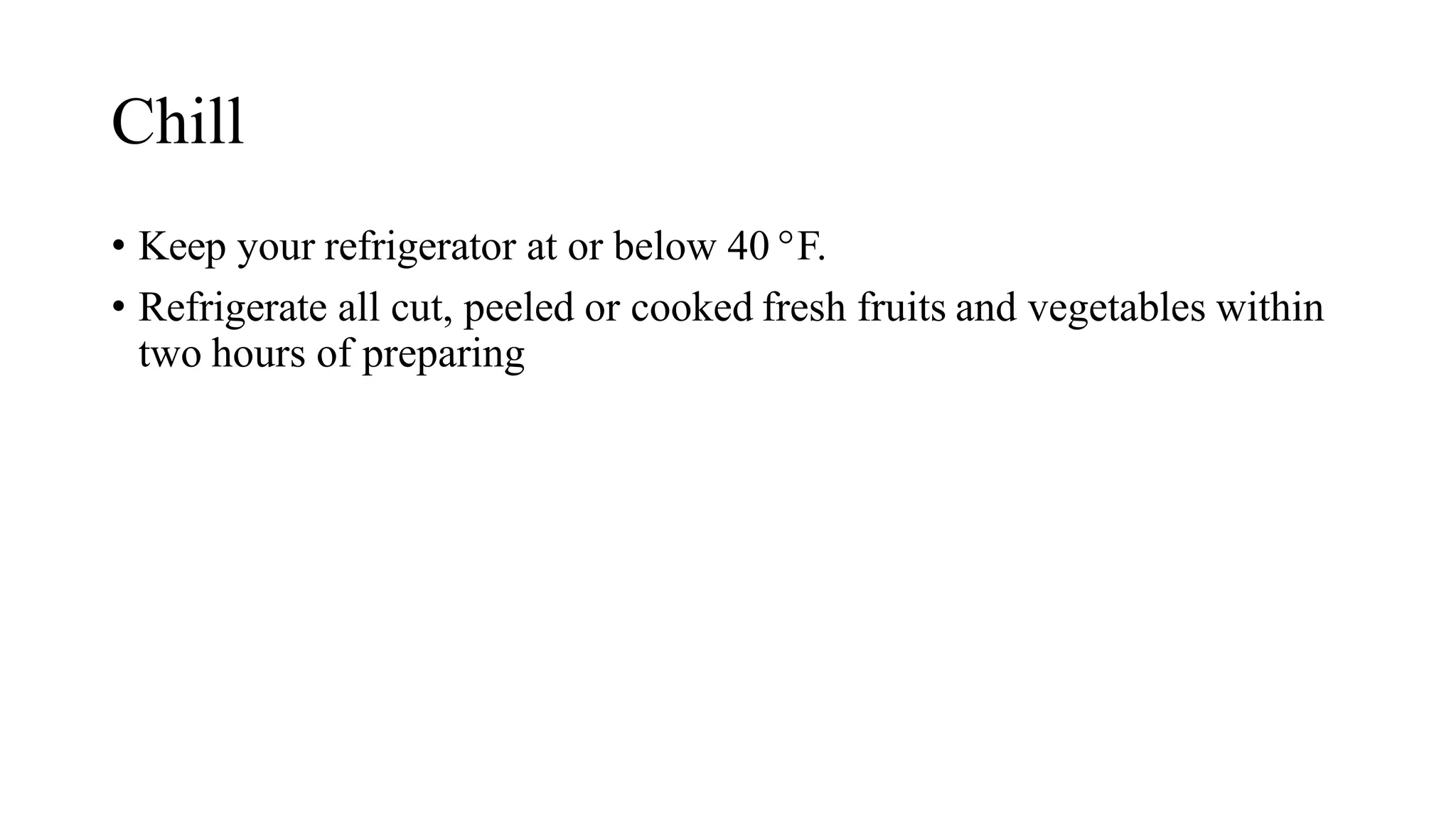 Safe handling of fruits and vegetables | PPTX