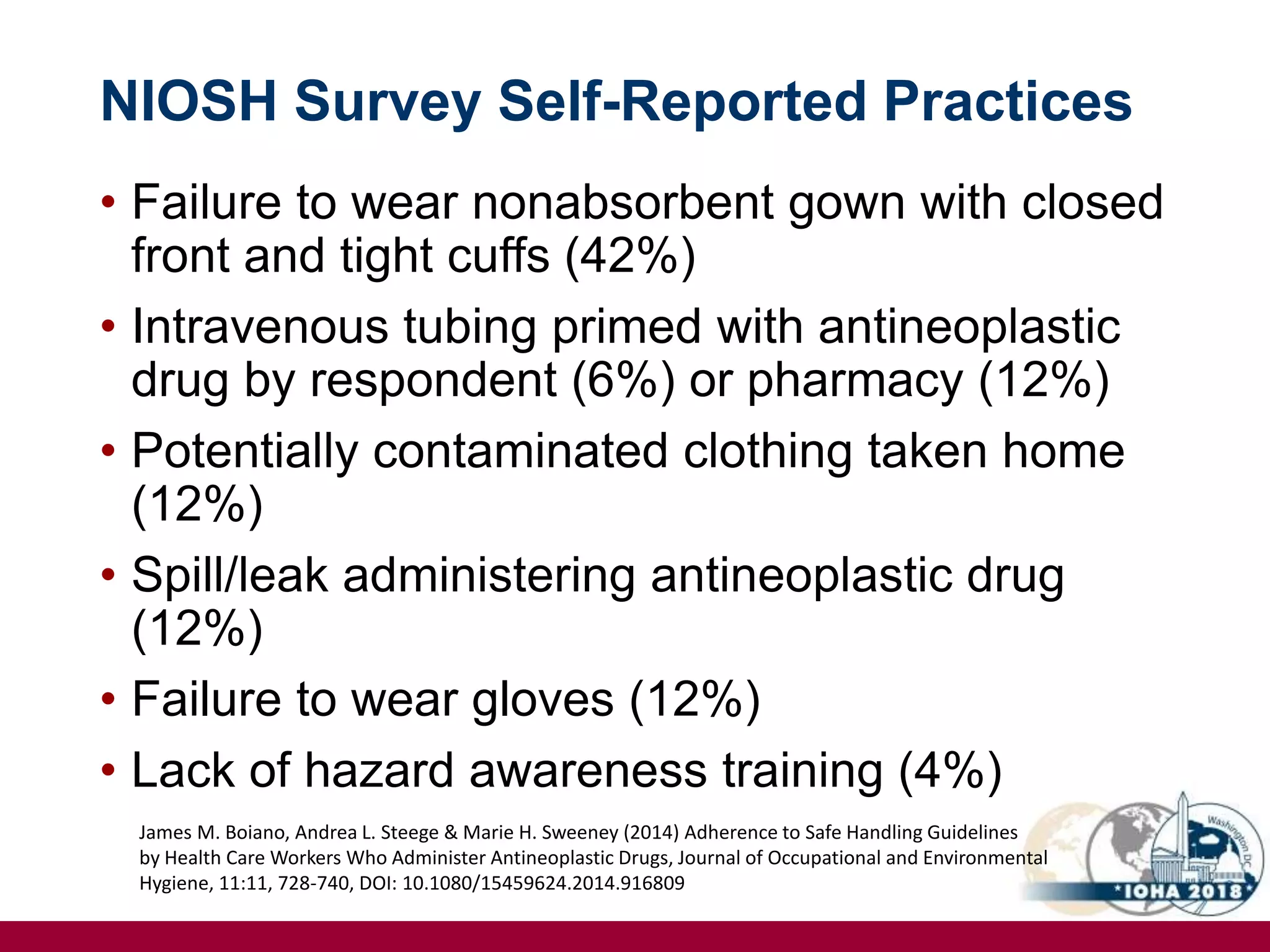 Safe Handling of Hazardous Drugs and USP in the Healthcare Industry | PPTX