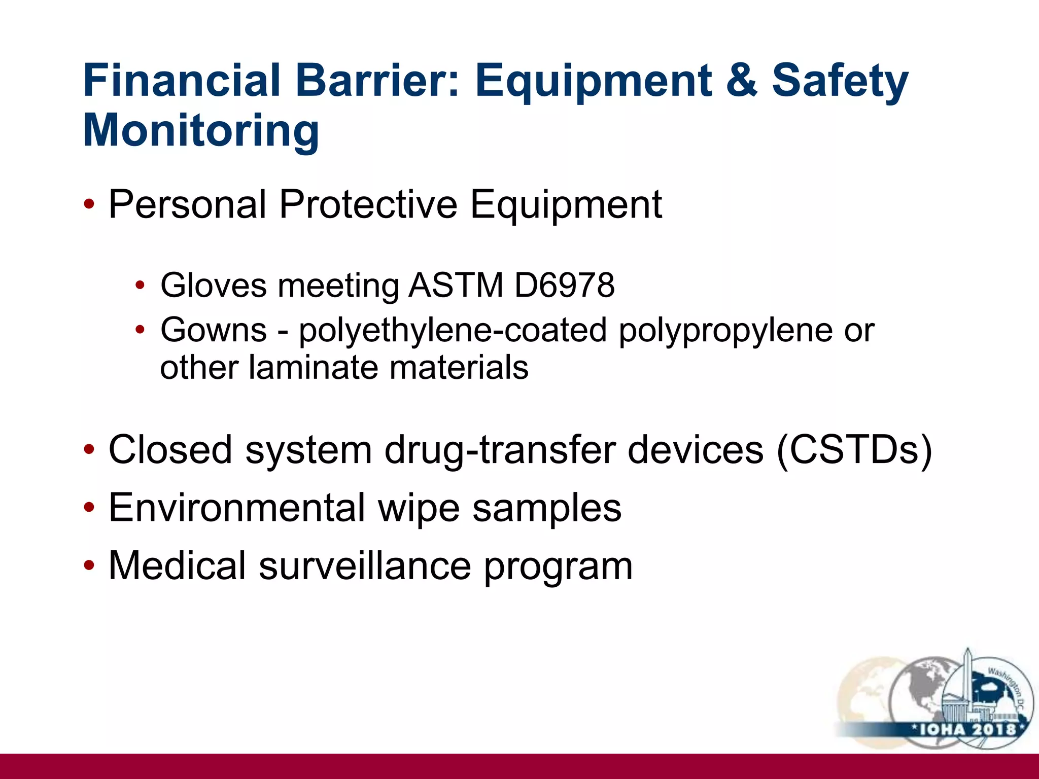 Safe Handling of Hazardous Drugs and USP in the Healthcare Industry | PPTX