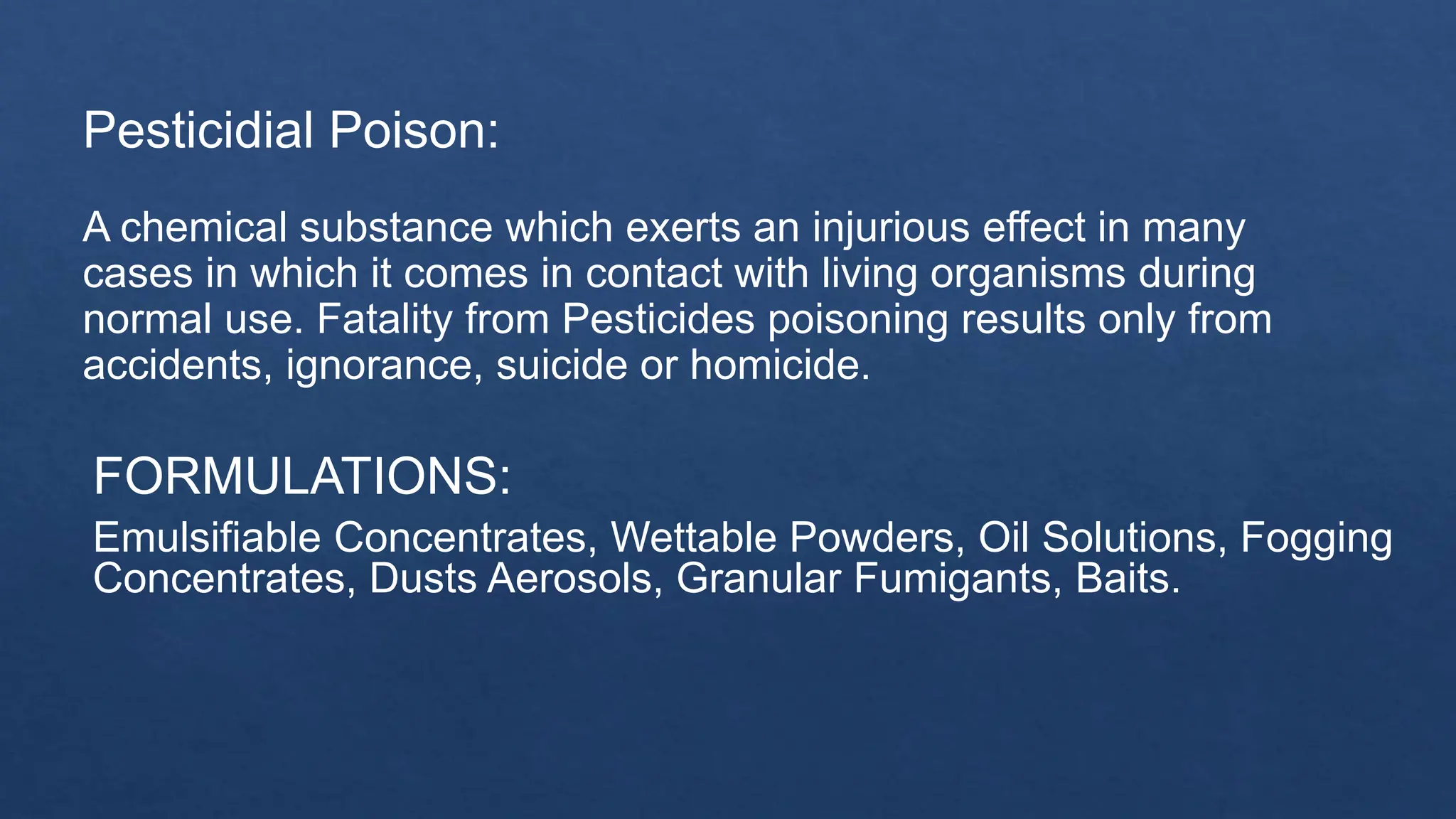 General safety precautions while handling insecticides and guidelines ...