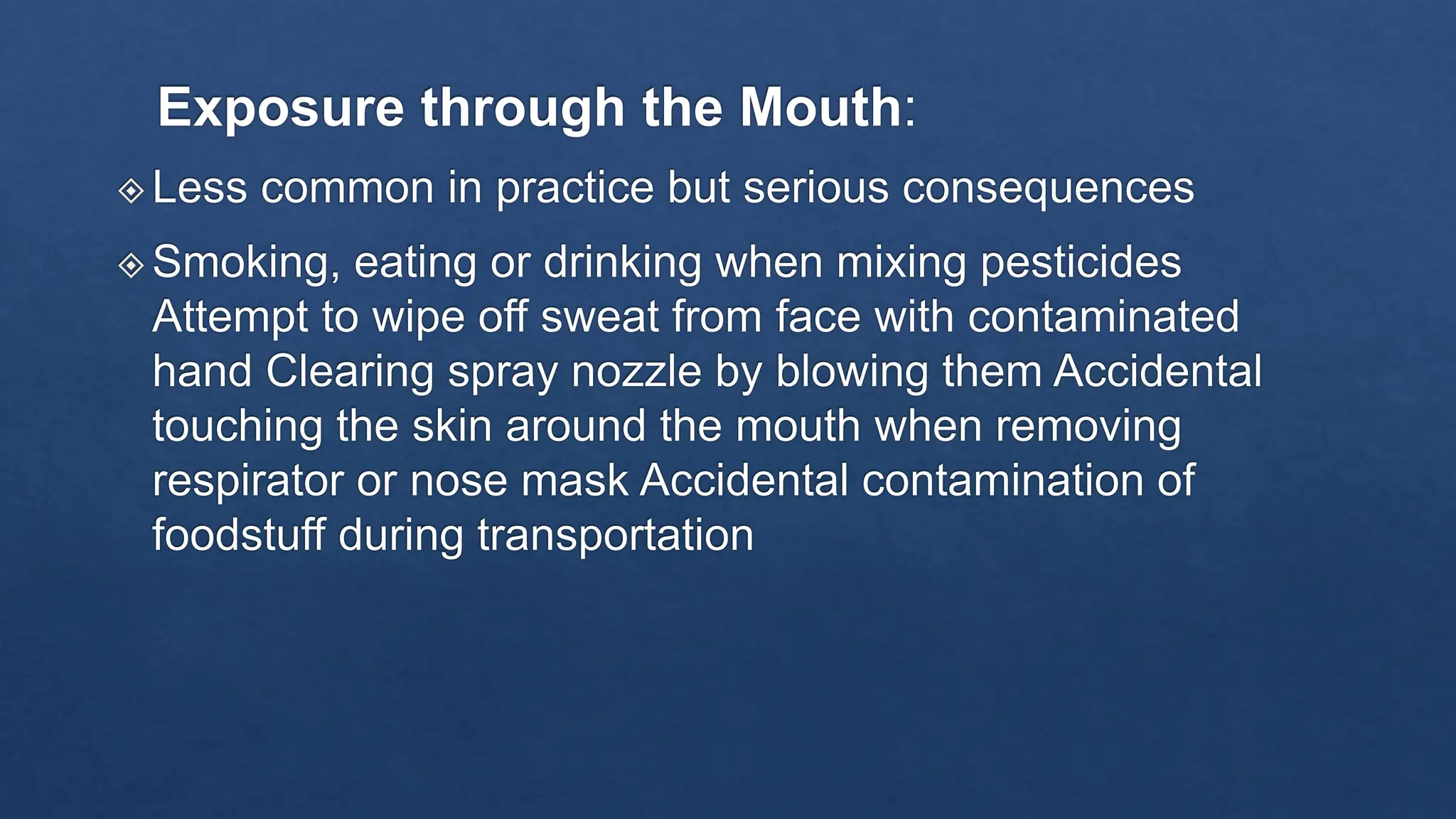 General safety precautions while handling insecticides and guidelines ...