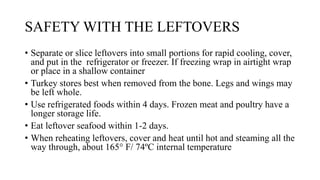 Safe handling of raw meats | PPTX