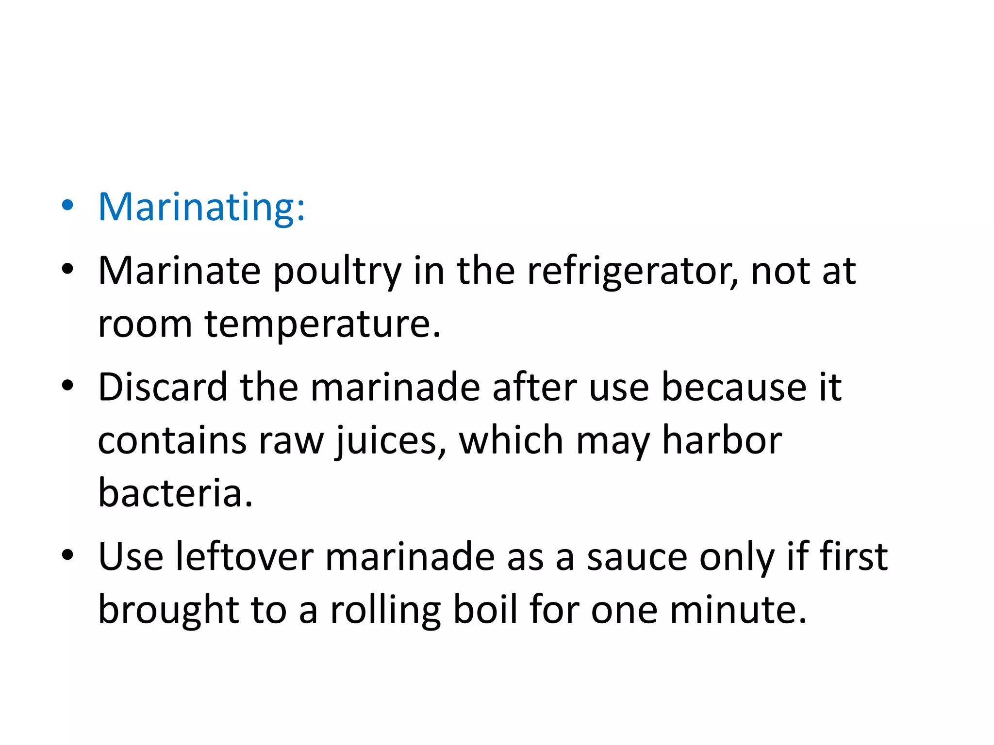 Safe handling poultry | PPTX