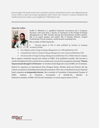 Safe Harbour Rules Amendment | PDF