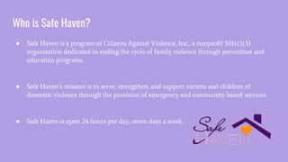 Safe haven campaign presentation | PDF