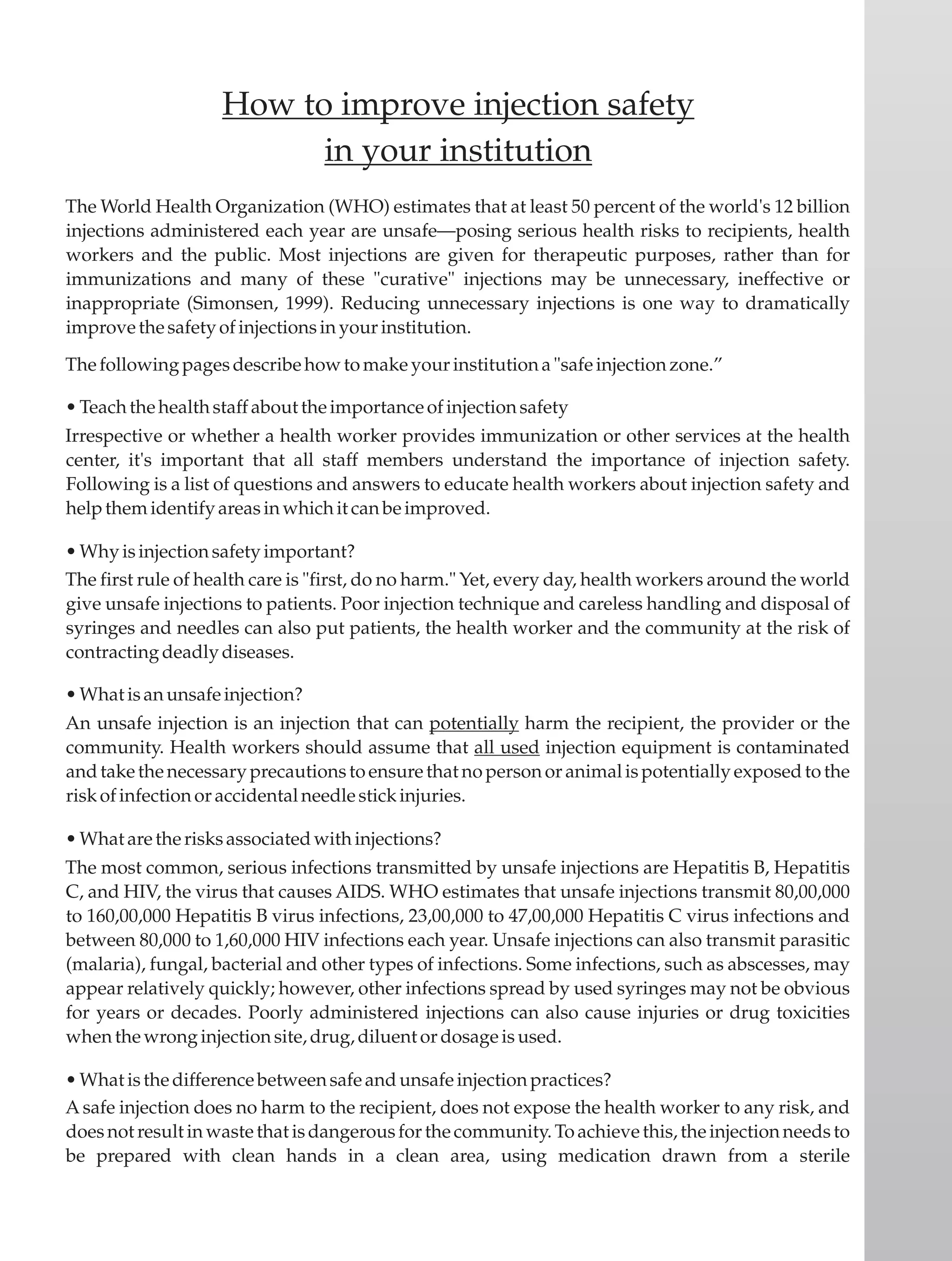 Why is an 'unnecessary' injection unsafe? | PDF