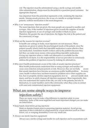 Why is an 'unnecessary' injection unsafe? | PDF