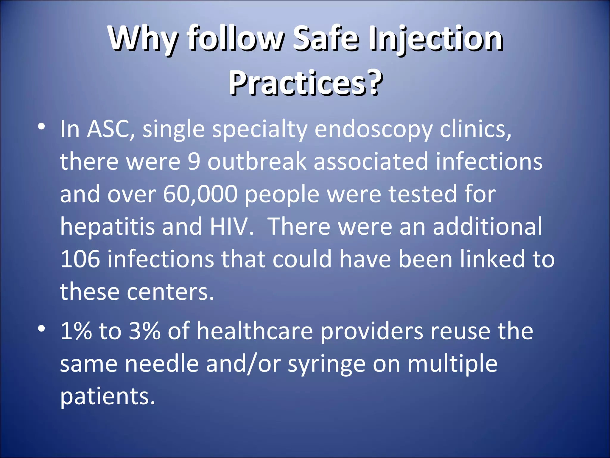 Safe injection practice | PPT
