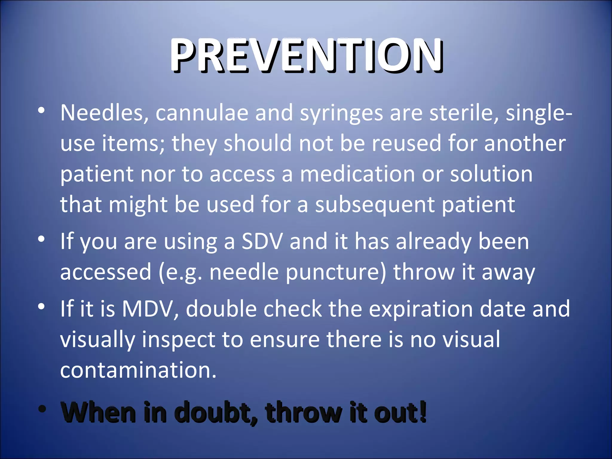 Safe injection practice | PPT