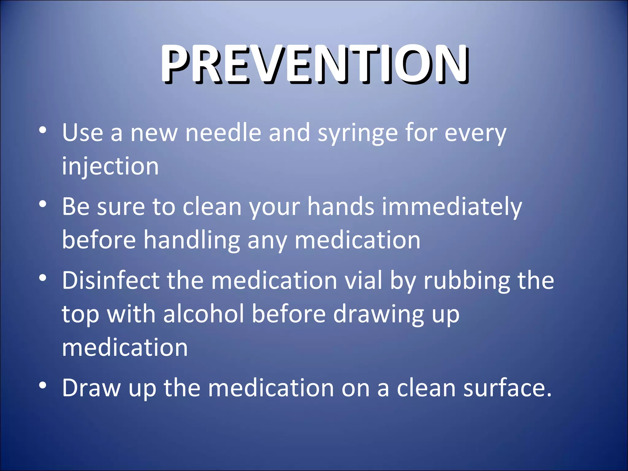 Safe injection practice | PPT