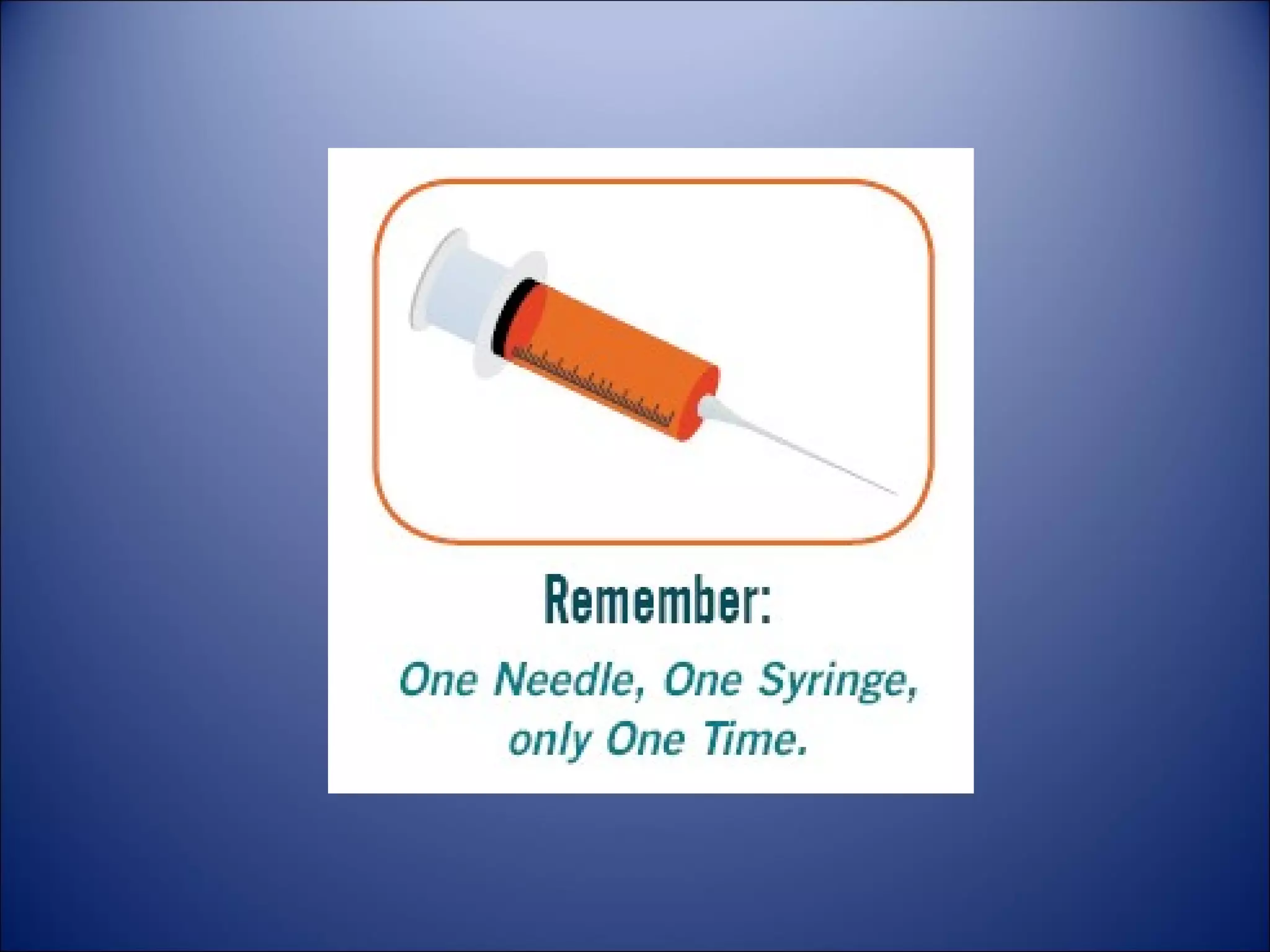 Safe Injection Practice Ppt