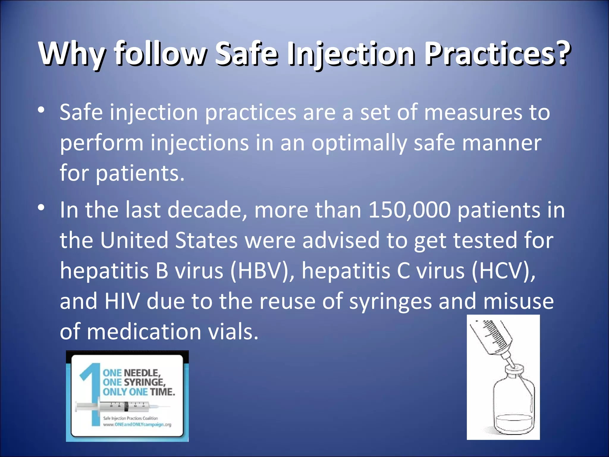 Safe injection practice | PPT