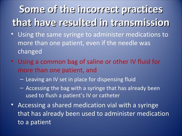 Safe injection practice | PPT