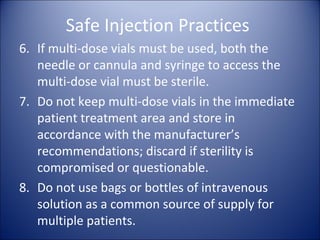 Safe injection practice | PPT
