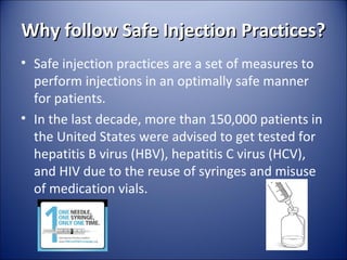 Safe injection practice | PPT
