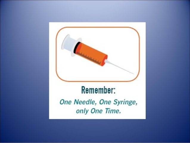 Safe injection practice