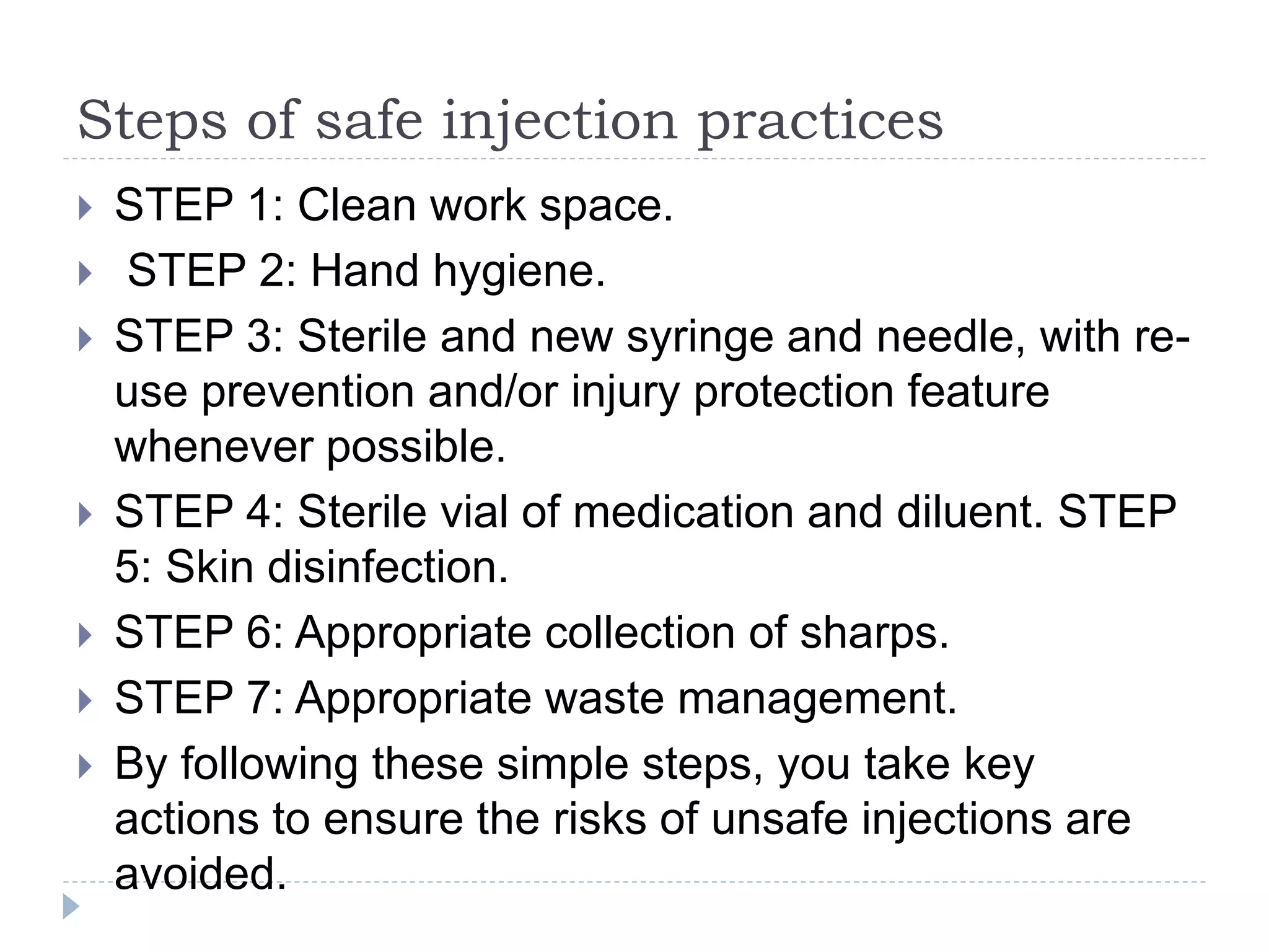 safe injection practice as per NABH.pptx